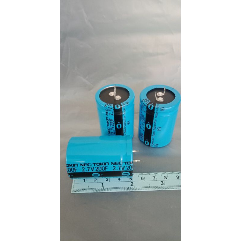 200F 2.7V(200ล้านไมโคร)Tokin NECญี่ปุ่น(แพ็ค1ตัว)สีฟ้าคราม35x50mm Cแท้ ...