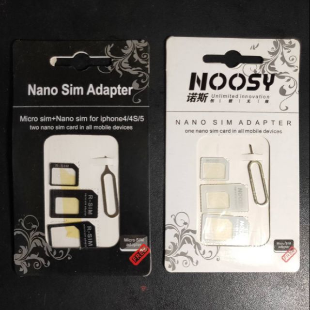 Micro sim+nano sim สำหรับ iphone 4/4s/5 | Shopee Thailand
