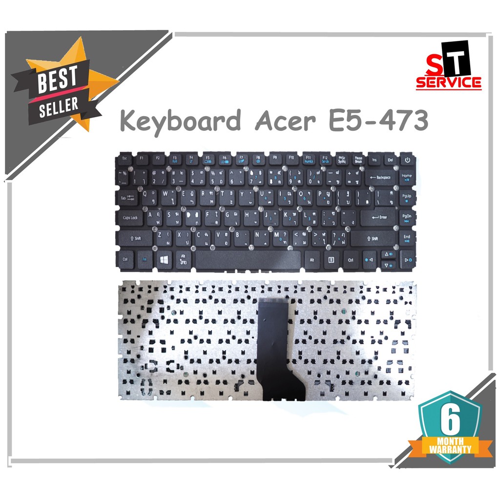 คีย์บอร์ด Acer Aspire E5-422 E5-422G E5-432 E5-432G E5-452G E5-473 E5-473G E5-474 E5-474G E5-475 ...