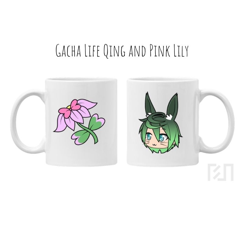 แก้ว Gacha Life Qing และ Pink Lily Icon | Shopee Thailand