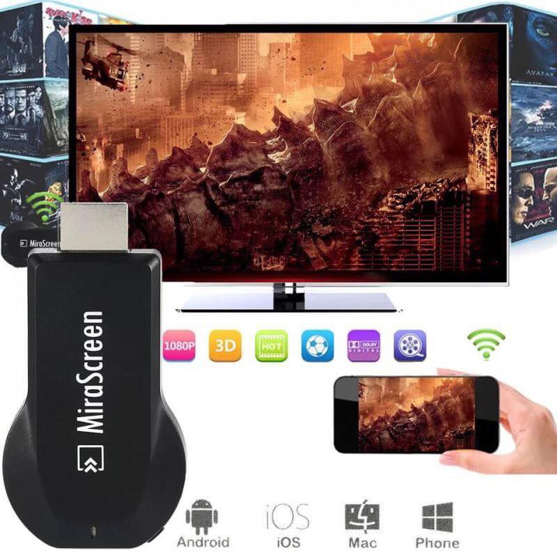 MiraScreen Miracast Wireless Display Mirroring WIFI Dongle อุปกรณ์ ...