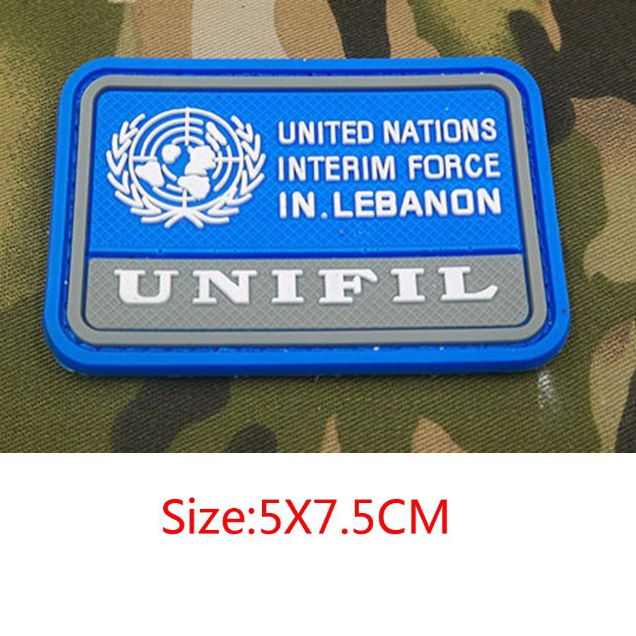 United Nation Complete Un United Nations U.N. Badge Pvc Tactical Army ...