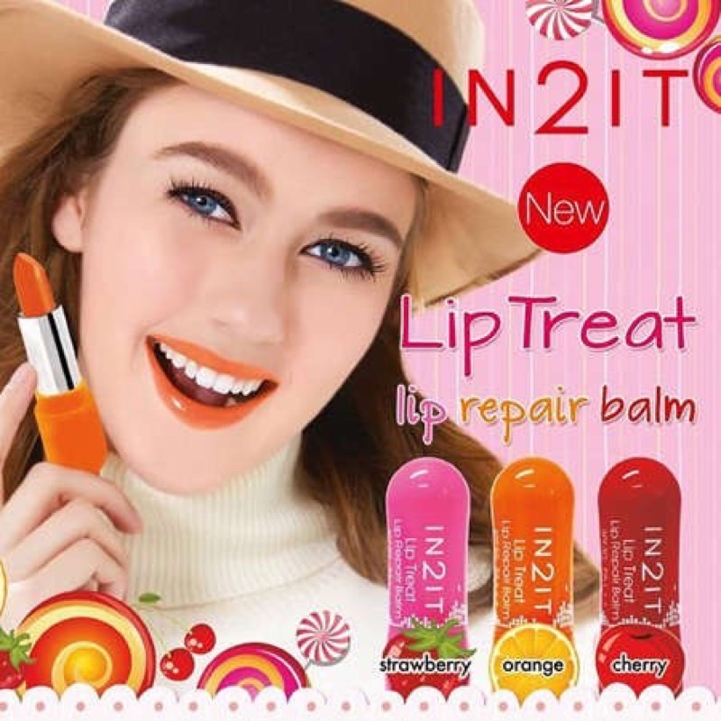 in2it Lip treat lip repair balm - strawberry ลิปทรีต ลิปรีแพร์ปาล์ม ...