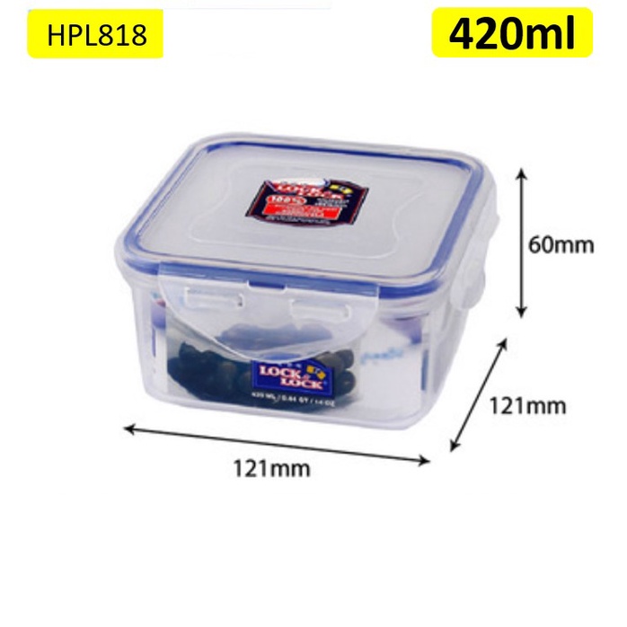 {BPA Free} Lock & Lock Classic Airtight Food Container 乐扣保鲜盒 420ml | Shopee Thailand