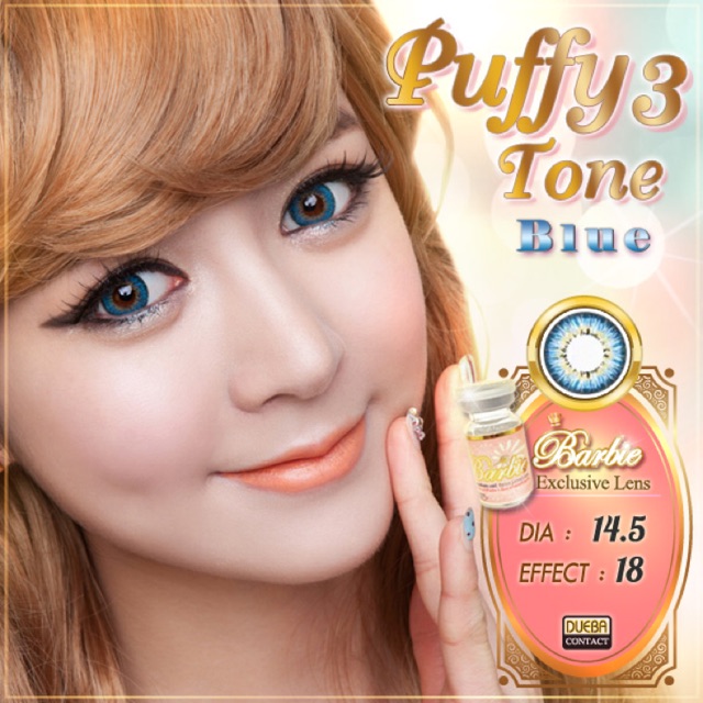 คอนแทคเลนส์ Puffy Blue | Shopee Thailand