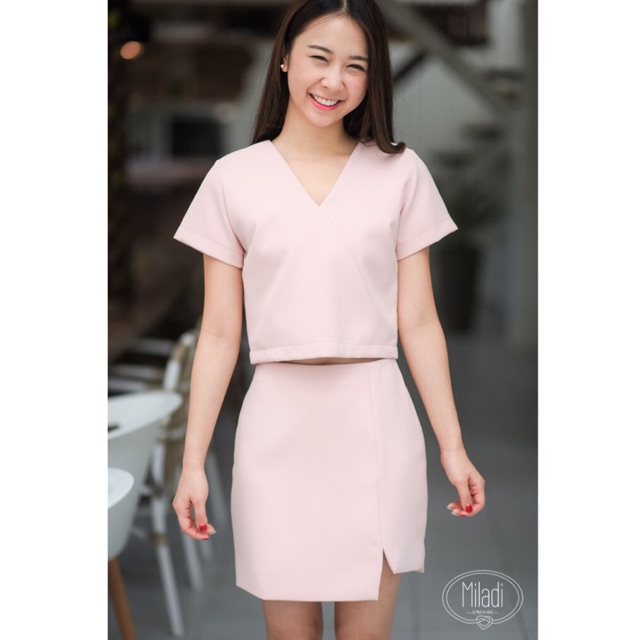 Miladi brand skirt (used) lookbook sewami shuuxme | Shopee Thailand