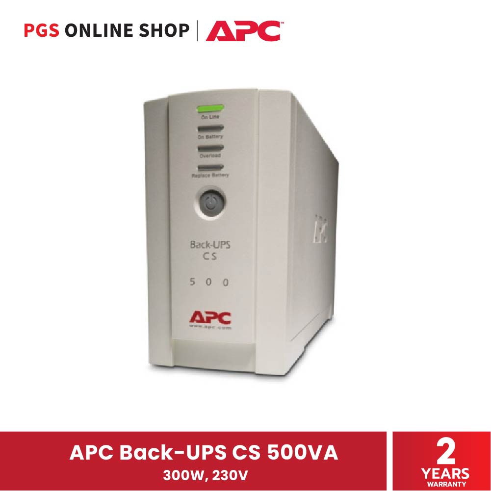 APC Back-UPS CS 500VA 300W, 230V เครื่องสำรองไฟ | Shopee Thailand