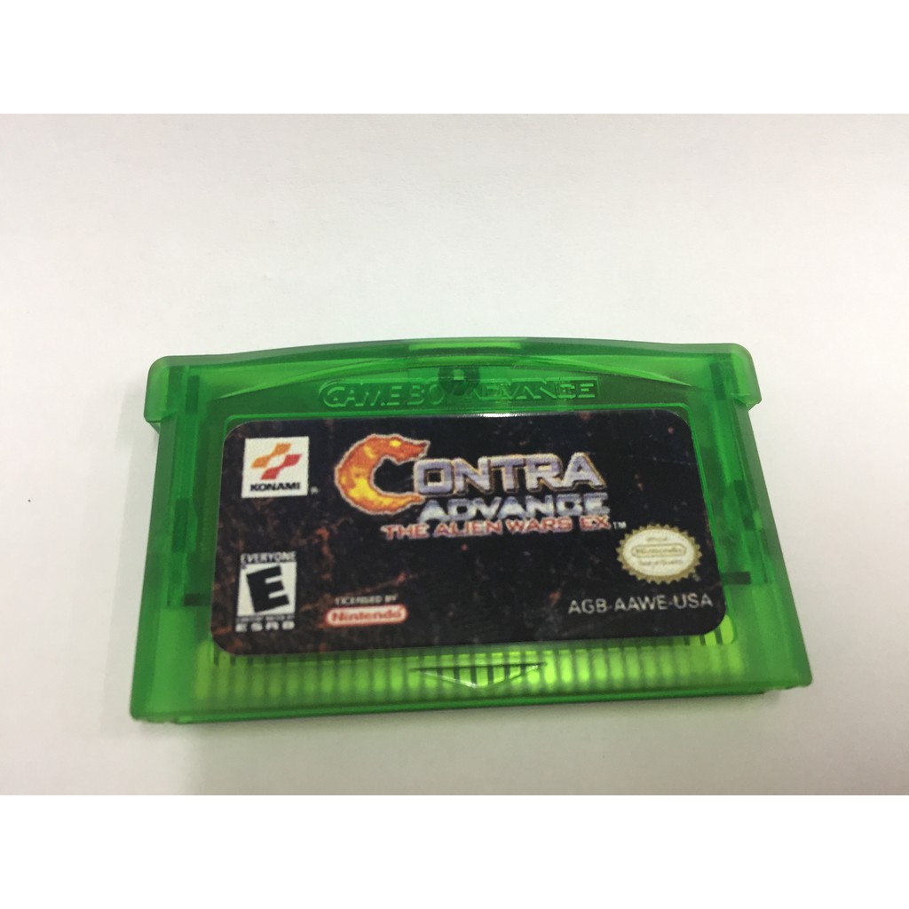 ตลับ GBA Contra Advance - The Alien Wars EX (USA) ตลับผลิตใหม่ | Shopee ...