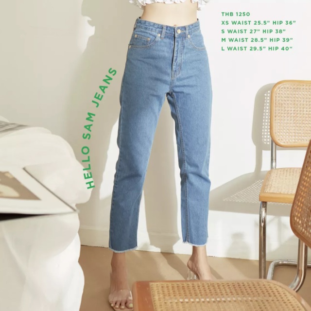 Lookbook sam jeans size L | Shopee Thailand