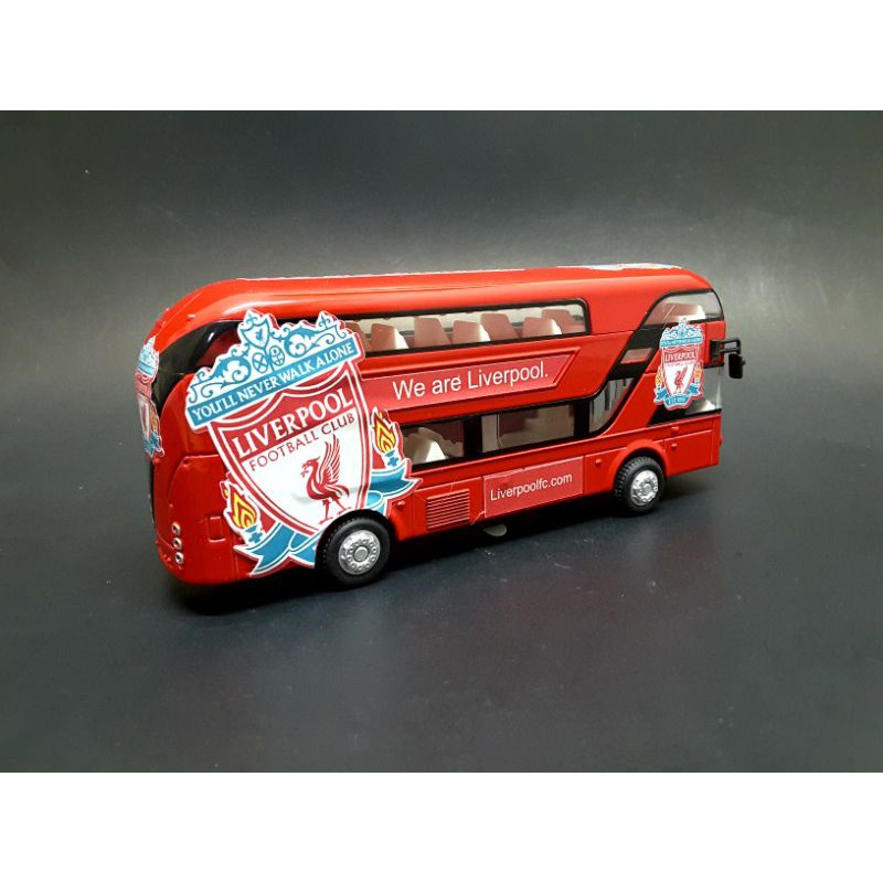 โมเดลรถบัส สโมสรลิเวอร์พูล Bus Model Liverpool | Shopee Thailand