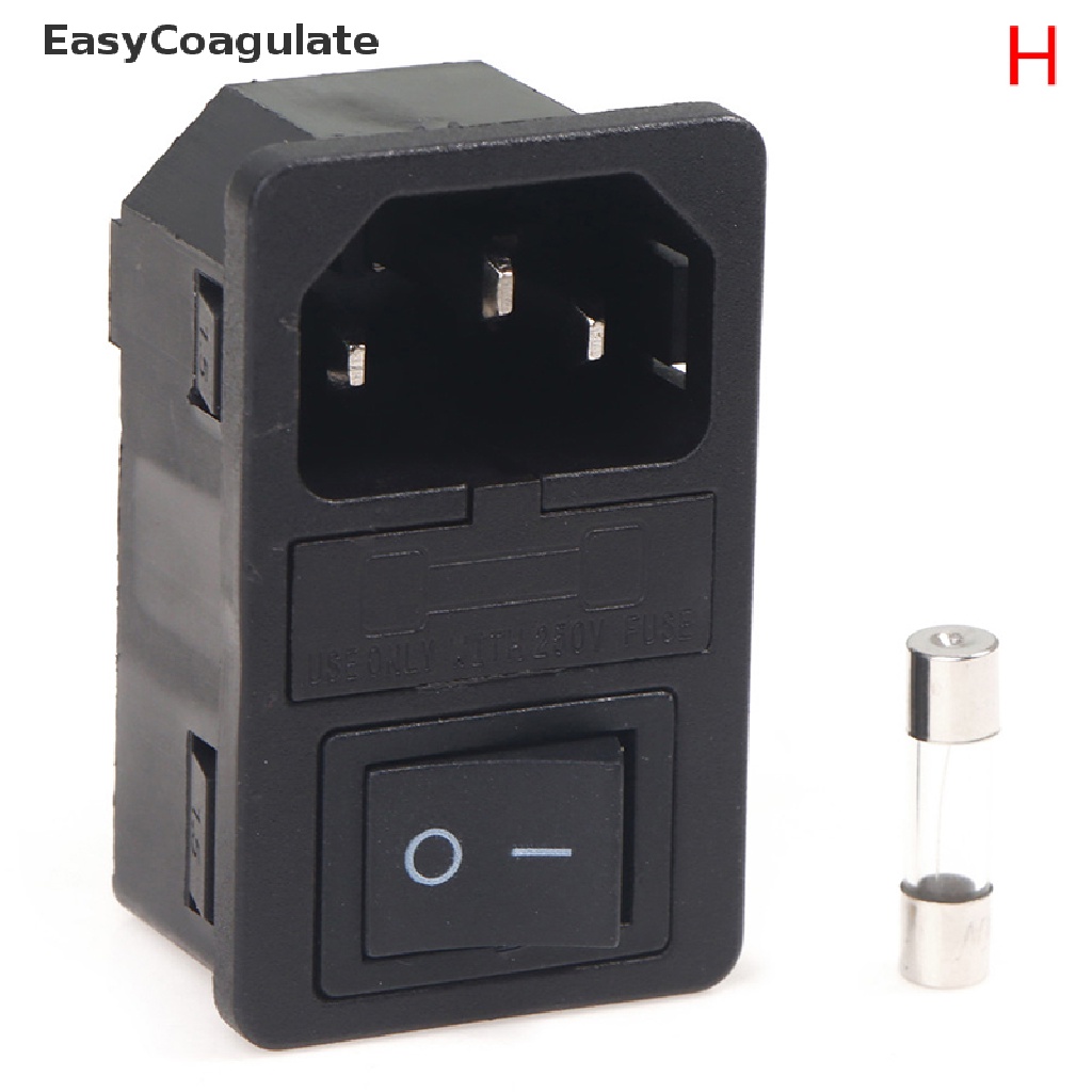 Eas Black AC Male Plug Female Plug Rewirable Power Connector 3 Pin ...