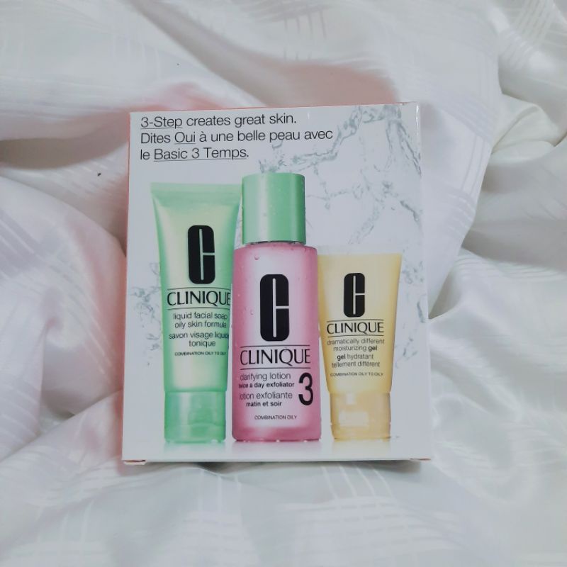 Clinique 3 step System สำหรับคนผิวมัน | Shopee Thailand
