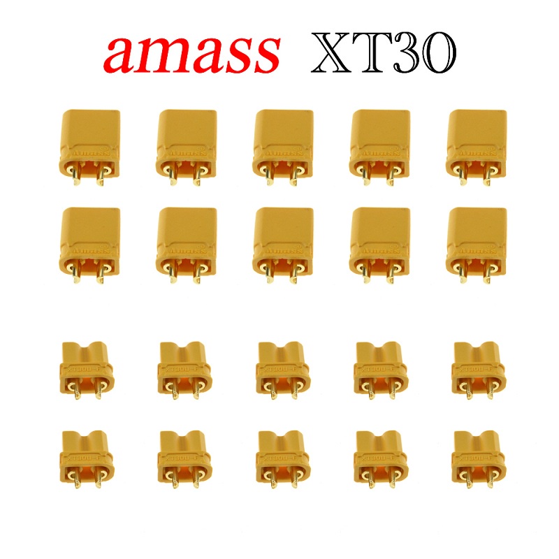 ปลั๊กเชื่อมต่อโดรน ตัวผู้ ตัวเมีย FPV XT90S XT90-S XT30U XT60 XT90 MR30 ...