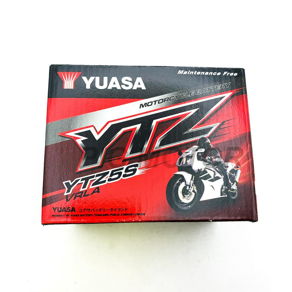 แบตเตอรี่ 12V มอเตอร์ไซค์ ยี่ห้อ YUASA YTZ5S (12V5AH) แบต มอเตอร์ไซค์ ...