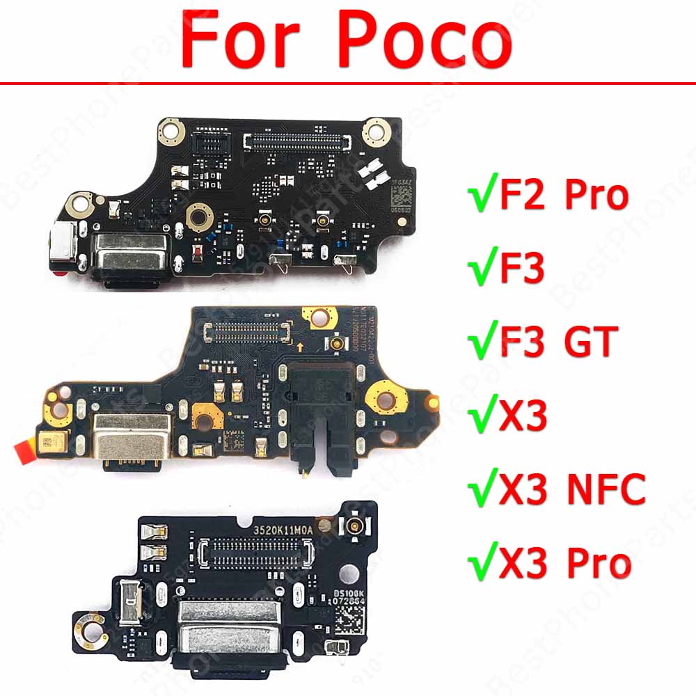 Original Charge Board สําหรับ Xiaomi Mi Poco F2 Pro F3 GT X3 NFC ชาร์จ ...