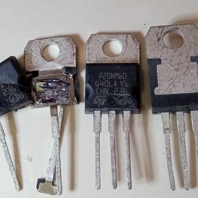 1ตัว STP20NM60 TO-220 20A 600V fet - N Channel (สินค้าเป้นรอยๆ เนื่องจากมาเป็นถุงครับ) | Shopee ...