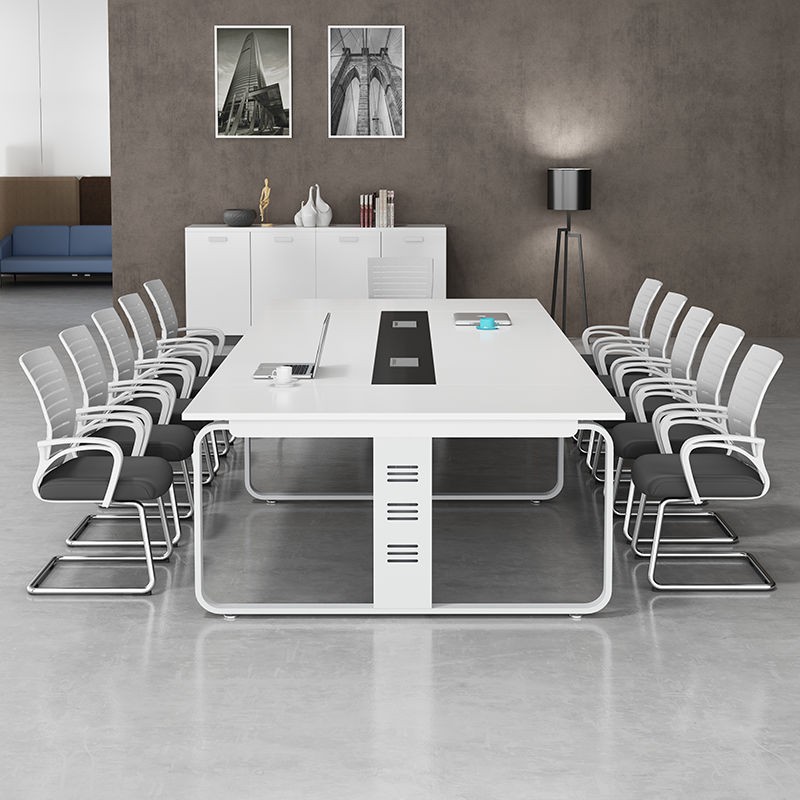 - Conference table, long table and chair combination, simple modern ...
