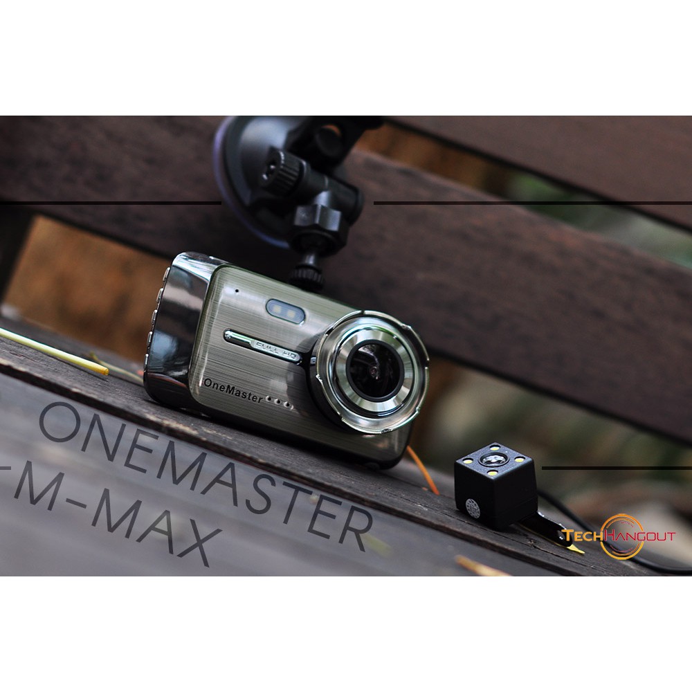 Onemaster M-Max กล้องติดรถยนต์ เซนเซอร์ Sony มุมกว้าง 160 องศา F1.8 | Shopee Thailand