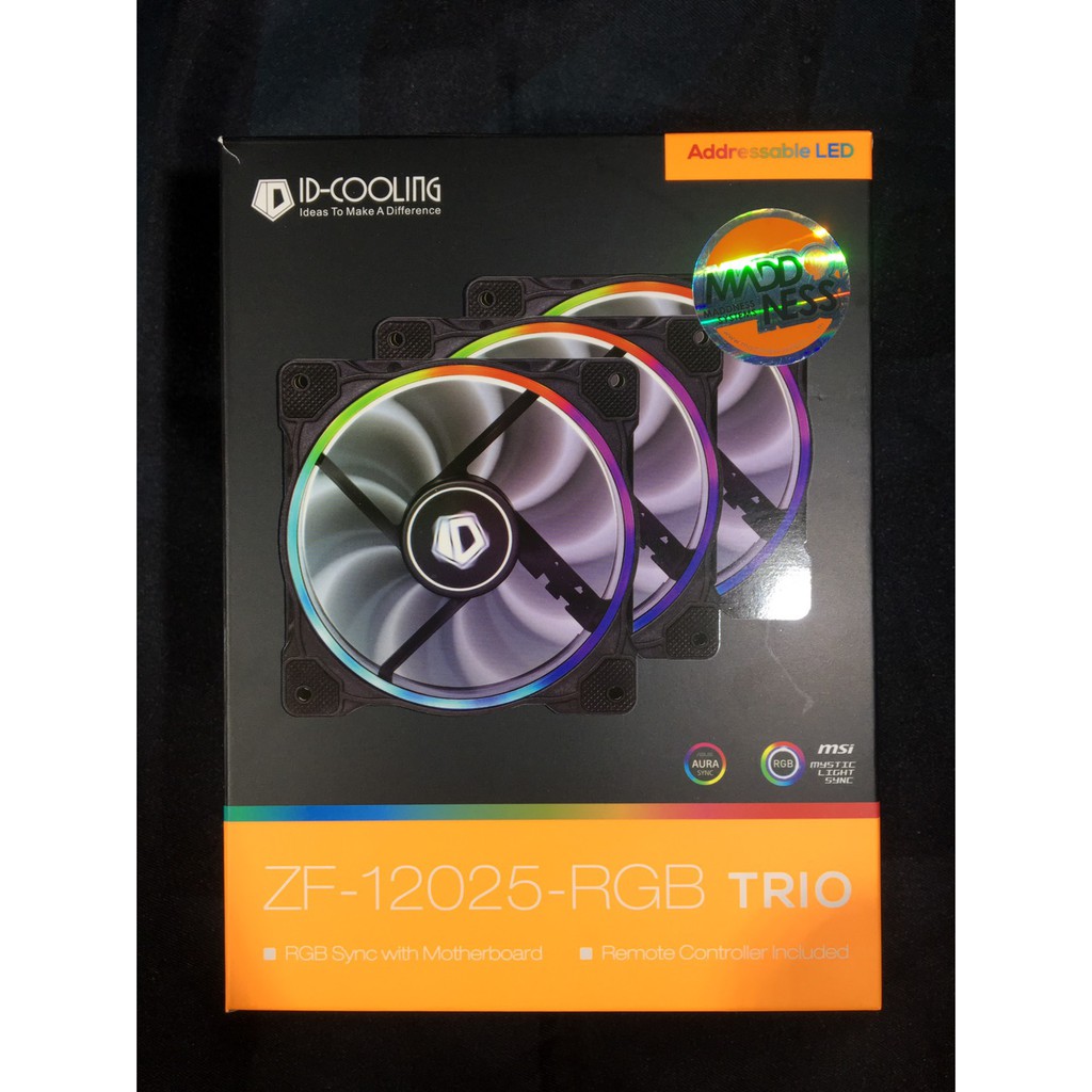 ID COOLING ZF 12025 RGB TRIO | Shopee Thailand
