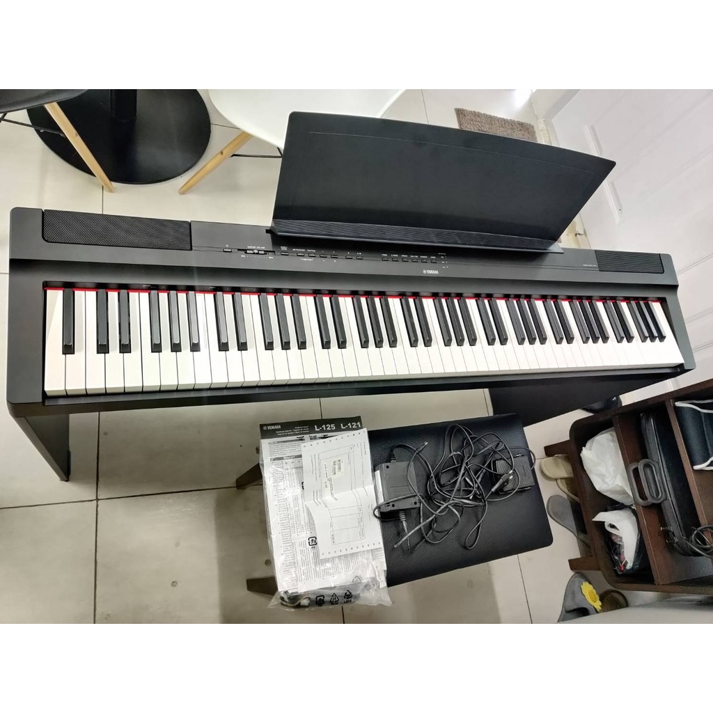 Yamaha P125 Digital Pianos เปียโนไฟฟ้า เหมือนใหม่ สภาพสวยมาก95% เล่นแค่ ...