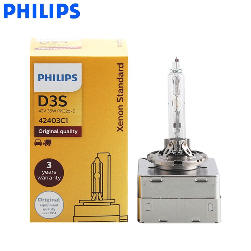 Philips Standard Xenon Bulbs D1S D1R D2S D2R D3S D4S D4R D5S ไฟหน้ารถ ...
