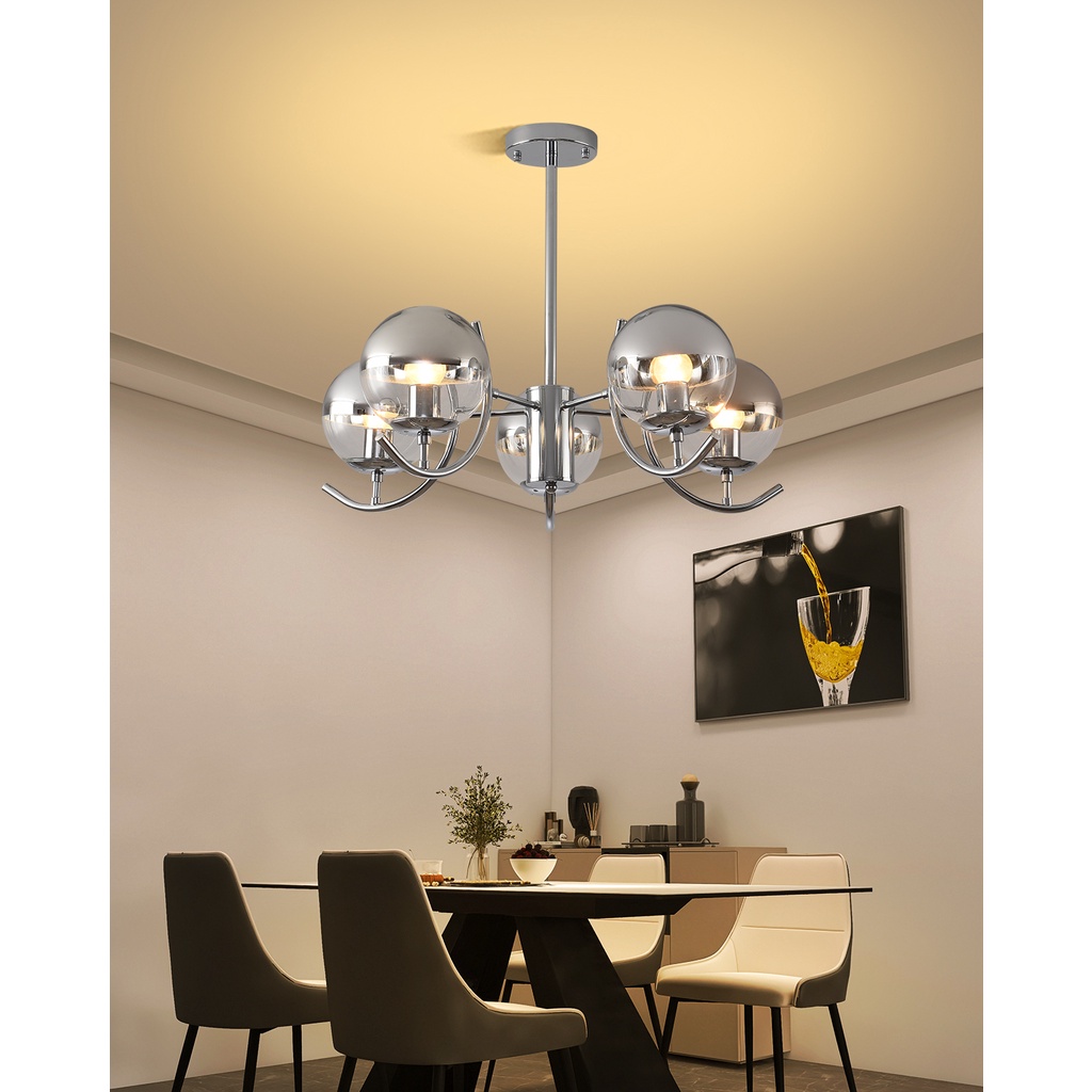 neolight -โคมไฟช่อ รุ่น 7002-5-แถมหลอดไฟ LED VINTAGE แสงเหลืองให้ครบชุด ...