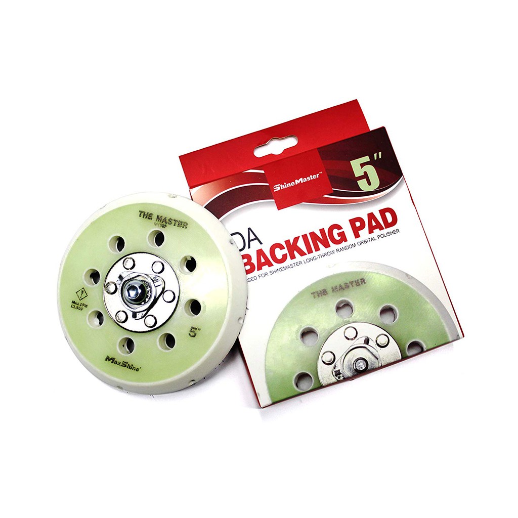 MAXSHINE DA Backing Plate ขนาด 5" (125MM.) แป้นหนามเตย แป้นขัดสีรถ ...