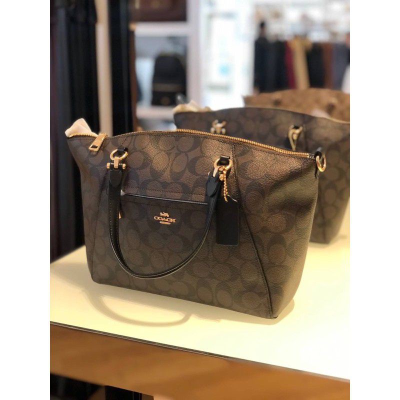 COACH PRAIRIE SATCHEL IN SIGNATURE CANVAS (COACH F79998) | Shopee Thailand