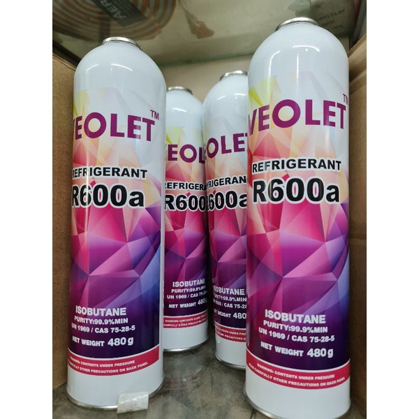 น้ำยา R600 420g VEOLET refrigerant R600 และ วาวล์น้ำยา CT-341 R600 ...