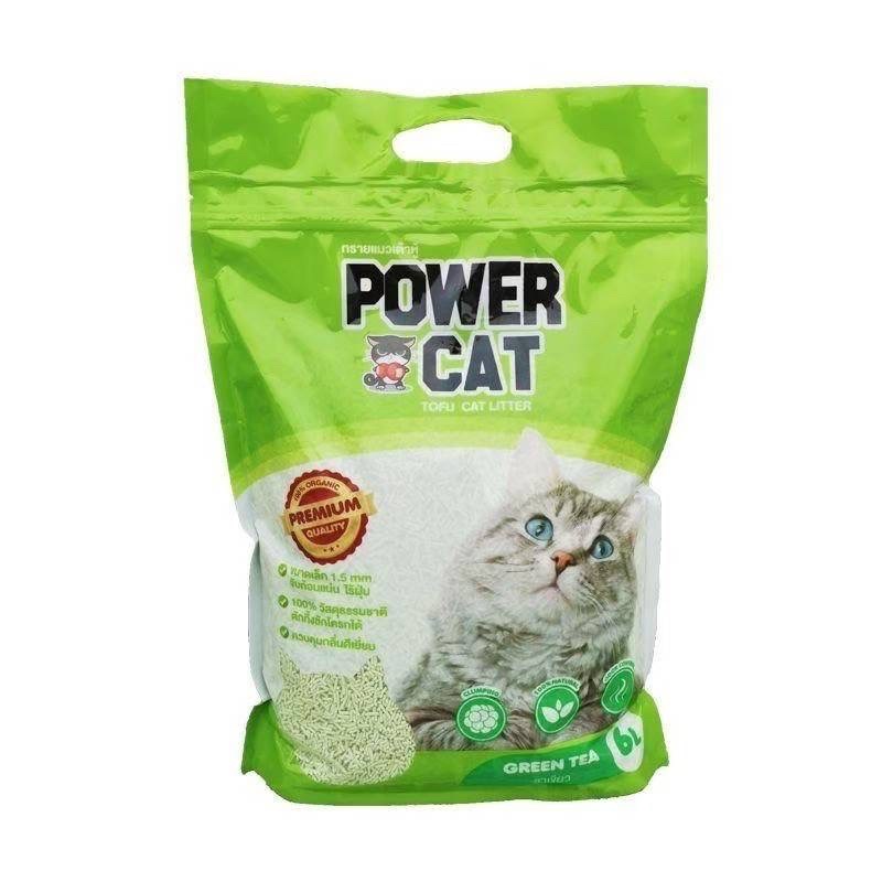 Power Cat Tofu Cat Litter ️🐱 เพาเวอร์แคท ทรายแมวเต้าหู้ เกรดพรีเมี่ยม ...