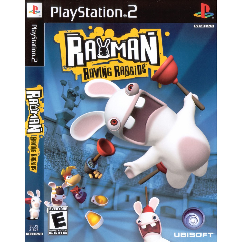 แผ่นเกมส์ Rayman Raving Rabbids PS2 Playstation2 คุณภาพสูง ราคาถูก ...