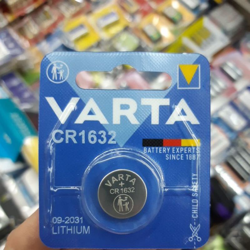 ถ่านรีโมท Varta CR1632 Lithium 3V แพคเดี่ยว จำนวน 1ก้อน ของแท้ แบรนด์ ...