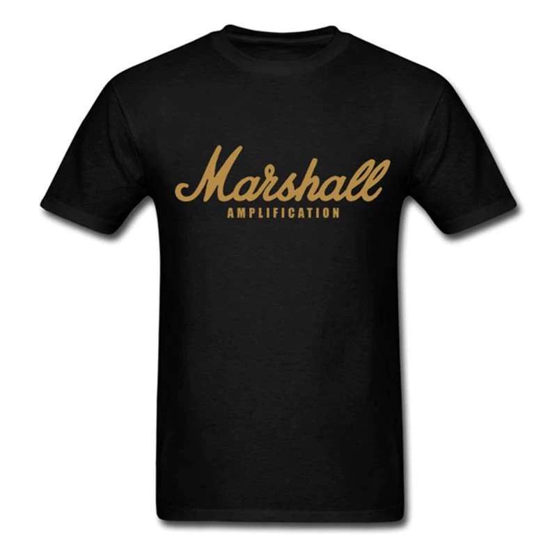 เสื้อยืด Amplication Marshall สำหรับผู้ชายผู้หญิง Amps Rock Band วงร็อค ...