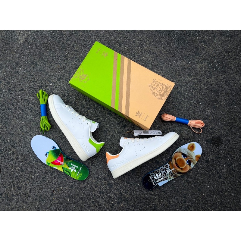 Adidas Stan Smith Disney Piggy And Kermit GZ5996 "ของแท้ป้ายไทย ...