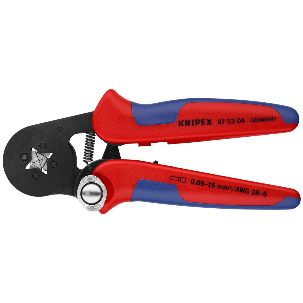 KNIPEX Self-Adjusting Crimping Pliers คีมย้ำแบบปรับระดับได้ รุ่น 975304 ...