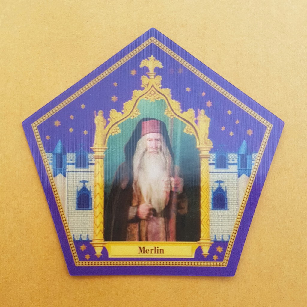 การ์ดกบช็อคโกแลต Harry Potter Chocolate Frog Card Merlin | Shopee Thailand