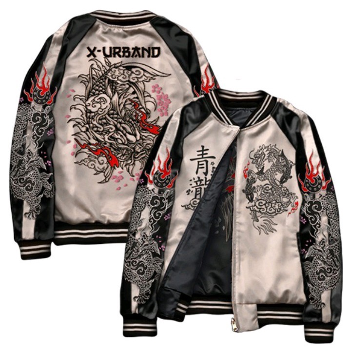 Sukajan Varsity Jacket X Urband/ Sukajan เสื้อแจ็คเก็ตปัก Two In One ...