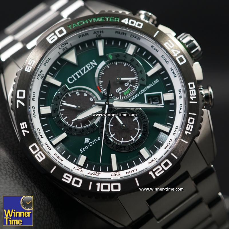 นาฬิกา Citizen Promaster Radio Controlled Chronograph Divers Eco-Drive ...