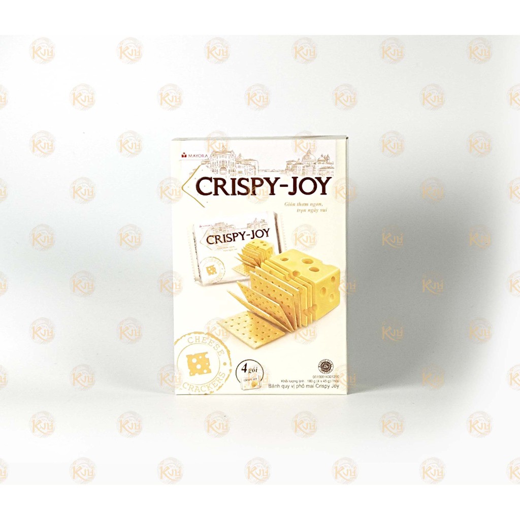 Crispy Joy คริสปี้จอย บิสกิตรสชีส แครกเกอร์แผ่นบางรสชีส | Shopee Thailand