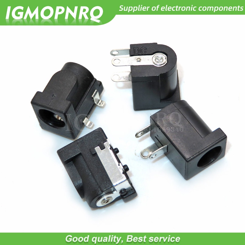 ซ็อกเก็ตแจ็คเชื่อมต่อ DC-050 SMD/DIP DC005 5.5*2.1 มม. 5.5x2.1 มม. ...