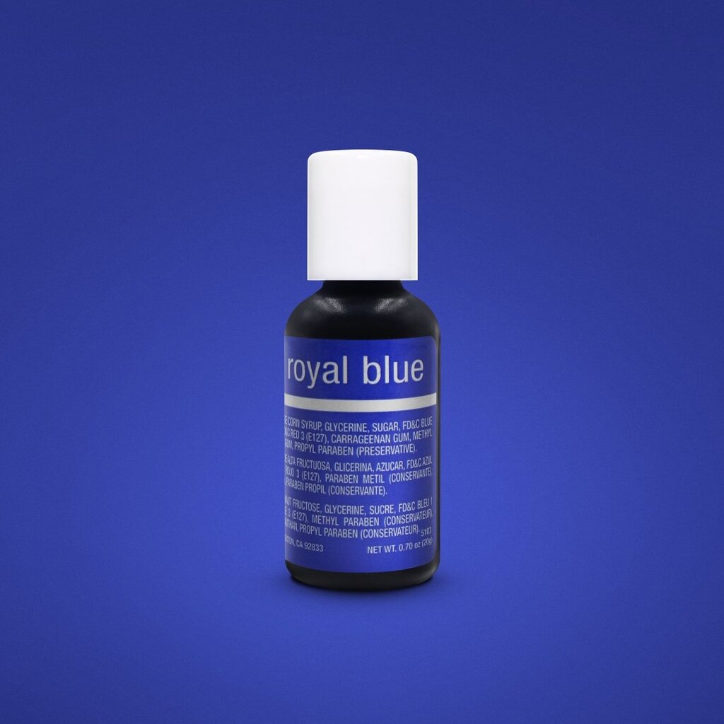 Chefmaster Royal Blue Liqua-Gel Food Coloring 20ml (5103)/0.7oz สีเจล ...