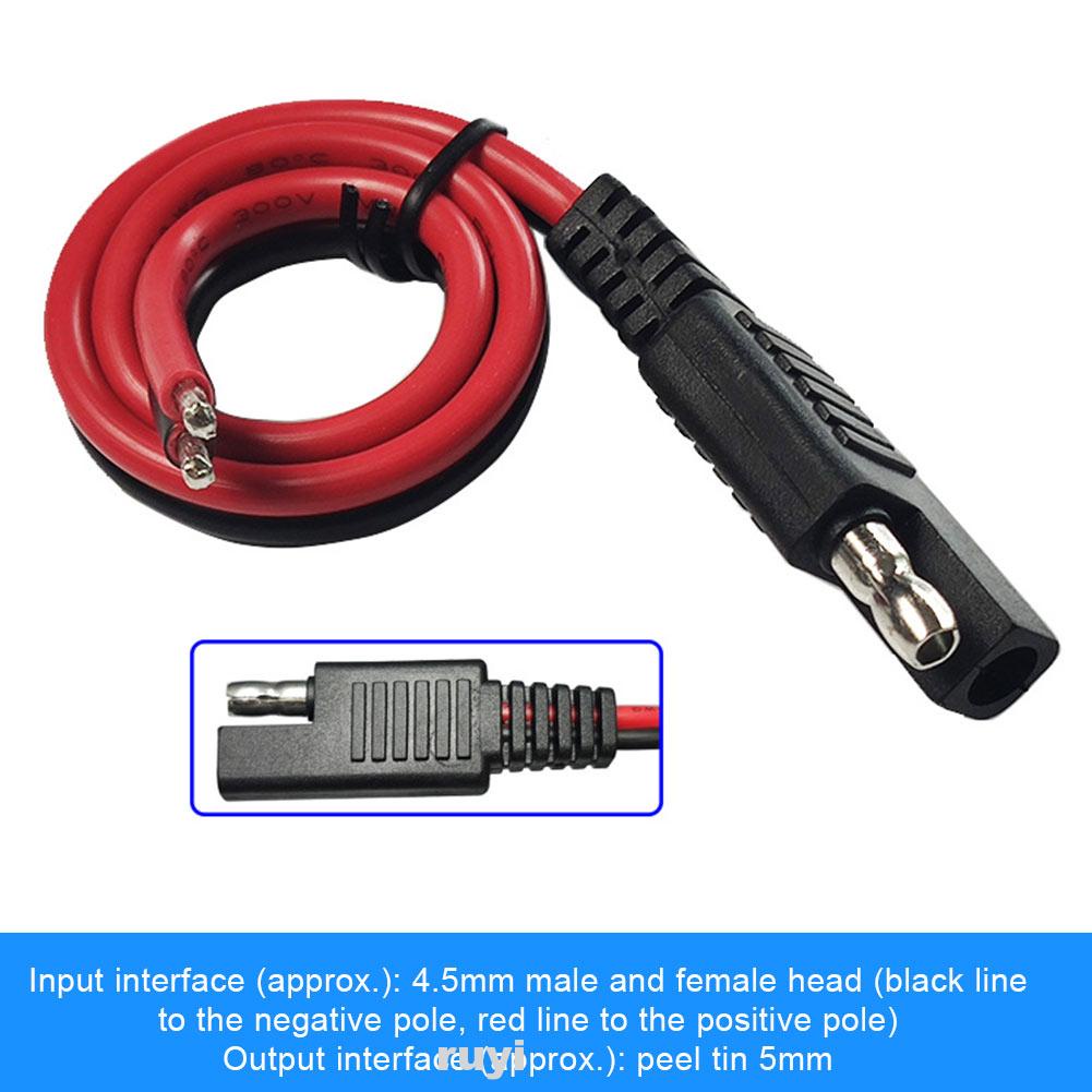 สายเคเบิ้ลเชื่อมต่อ SAE 2 Pin แบบเปลี่ยน สําหรับรถยนต์ รถจักรยานยนต์ ...