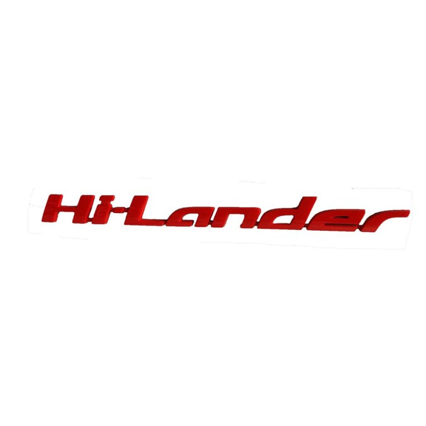 KK Racing LOGO โลโก้ Hi-Lander (สีแดง) | Shopee Thailand