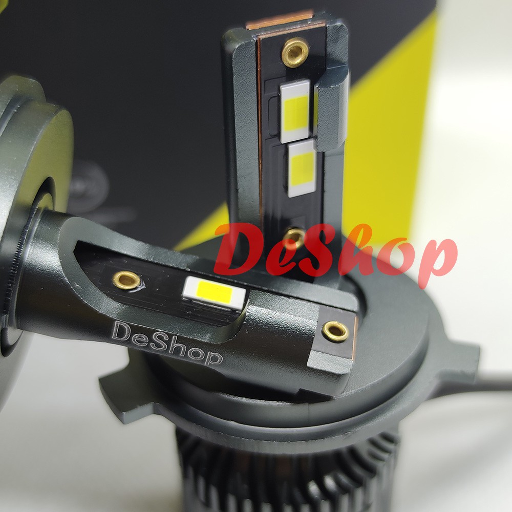 ไฟหน้ารถยนต์ LED รุ่น K5 ขั้ว H4 H7 H11 HB3 HB4 HIR2 ชิพ CSP 3570 แสงสีขาว 2 หลอด รับประกัน 1 ปี ...