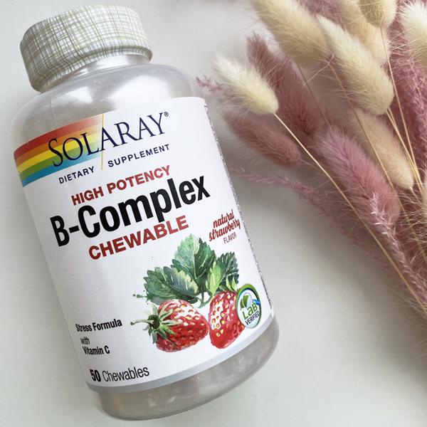 [พร้อมส่ง] นำเข้าจากอเมริกา ของแท้ 100% Solaray, High Potency Vitamin B ...