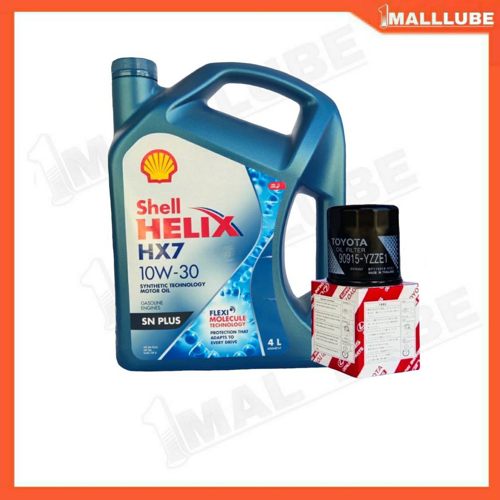 Shell Helix น้ำมันเครื่องรถยนต์ Shell Helix HX7 10W-30 กึ่งสังเคราะห์ ...