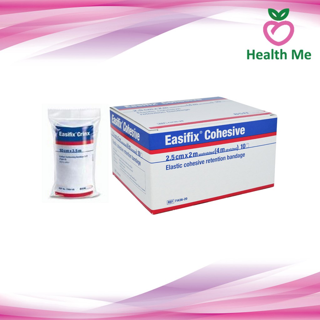 (1 ม้วน) Easifix 2.5CMx2M อิซีฟิกซ์ 2.5ซม.x2ม. (ผ้าพันแผลกาวในตัว ...