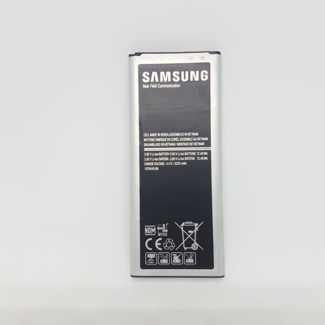 Battery Samsung Note 4 แบตเตอรี่ note 4 มี Nfc Chip รับประกัน 3 เดือน ...