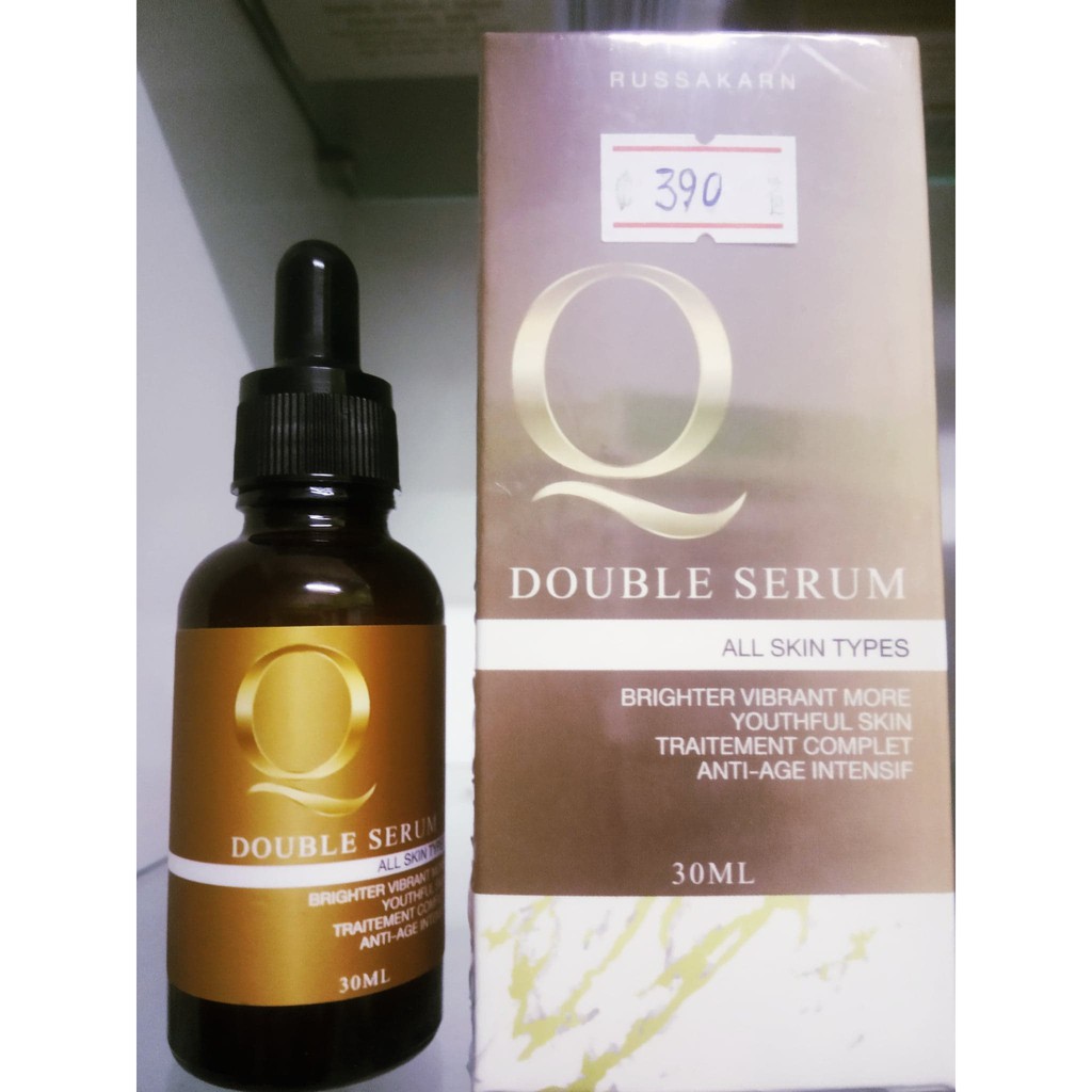 คิว ซีรั่ม คิวซีรั่ม Q Serum RUSSAKARN Q DOUBLE SERUM 30 ML | Shopee Thailand
