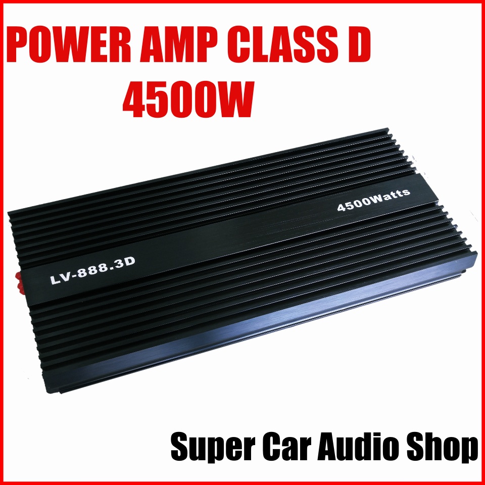 เพาเวอร์แอมป์ คลาสดี 4500W Power Amp 4500 w สำหรับขับซับ 10-15 นิ้ว | Shopee Thailand